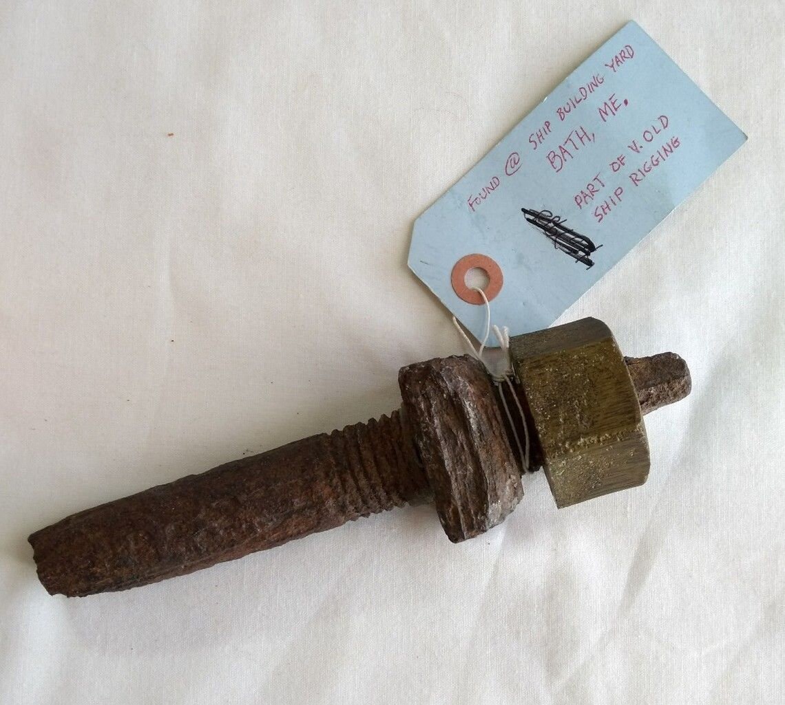 Vintage Antique Ship Rigging Bolt Part, Nautical, Boat - Etsy