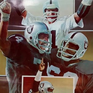 Vintage Original 1978 Oakland Raiders NFL Football Poster - Etsy