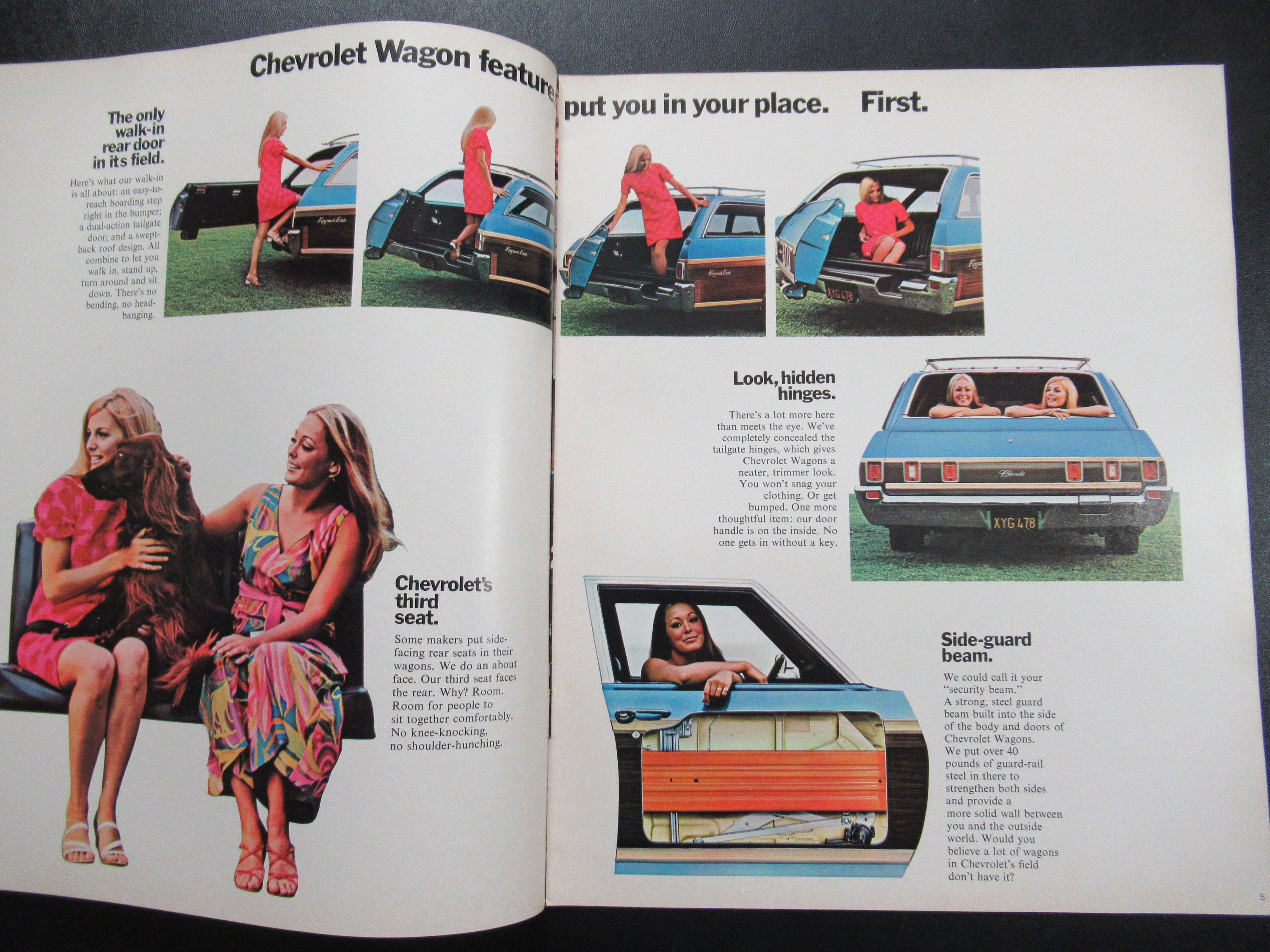1970 Chevrolet Walk-in Station Wagon Brochure, Vintage Chevy ...
