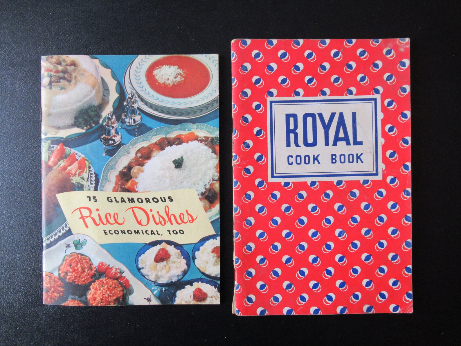 Vintage Recipe Booklets Lot, Royal Baking Powder, Mahatma Rice ...