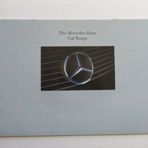 1990 Mercedes Benz Car Range Brochure, 500, 300, Turbo, Vintage Car ...