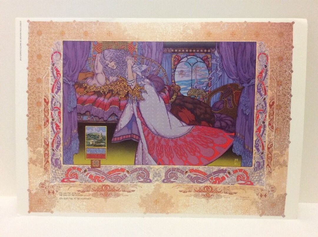 Jim Fitzpatrick Poster Print, Eri & King of Fomor Son, Celtic Art ...