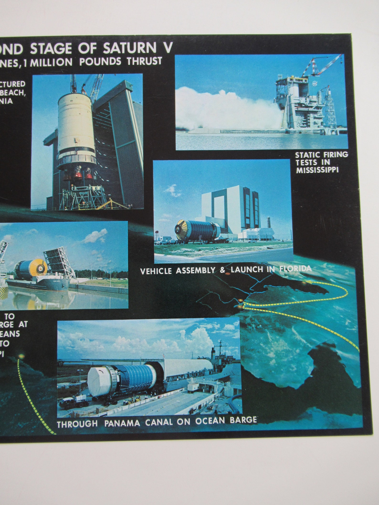 NASA Official Photograph Second Stage Saturn V 1960s - Etsy