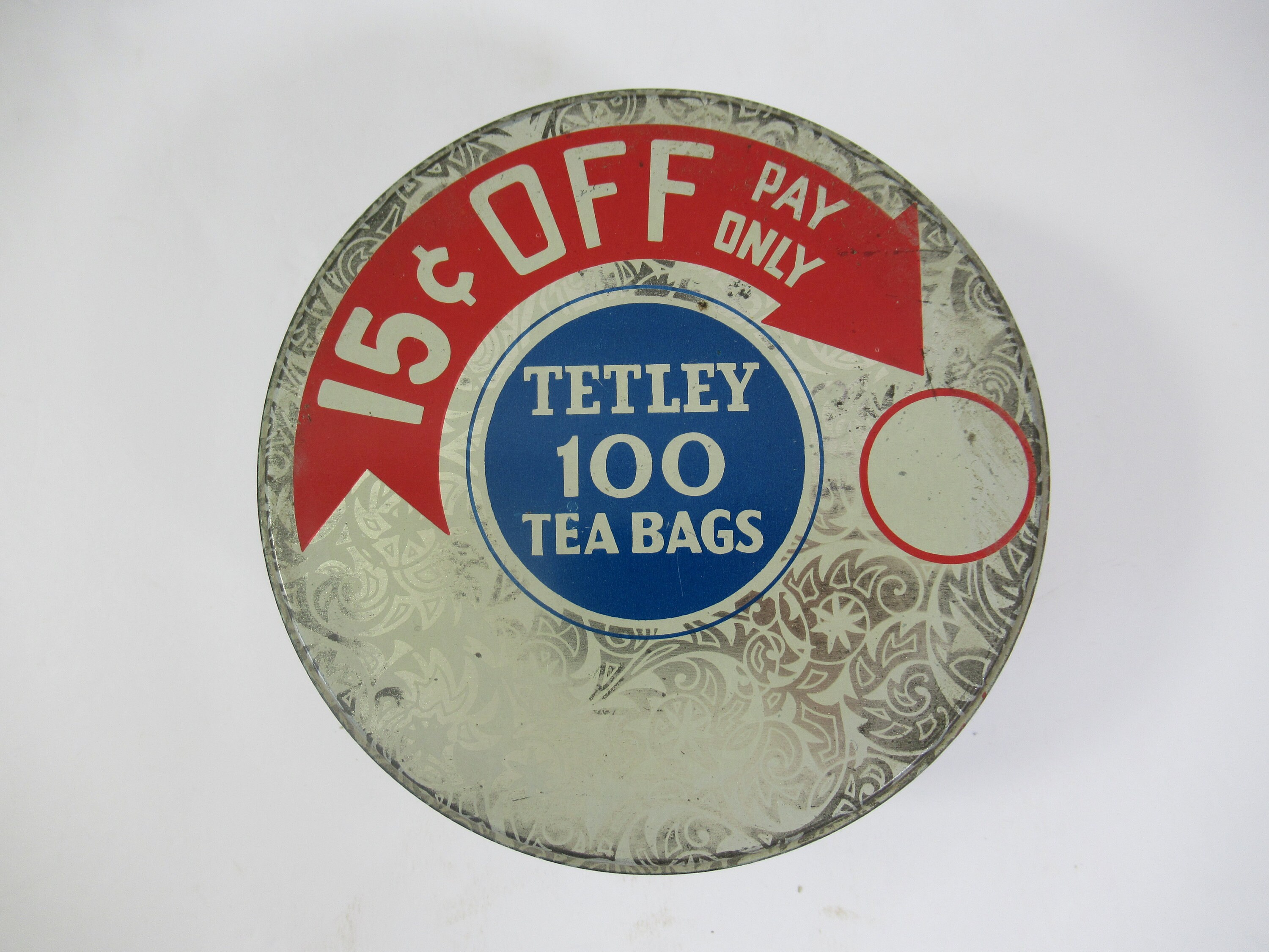 Vintage 1940s Tetley Tea Bags Tin Can - Etsy