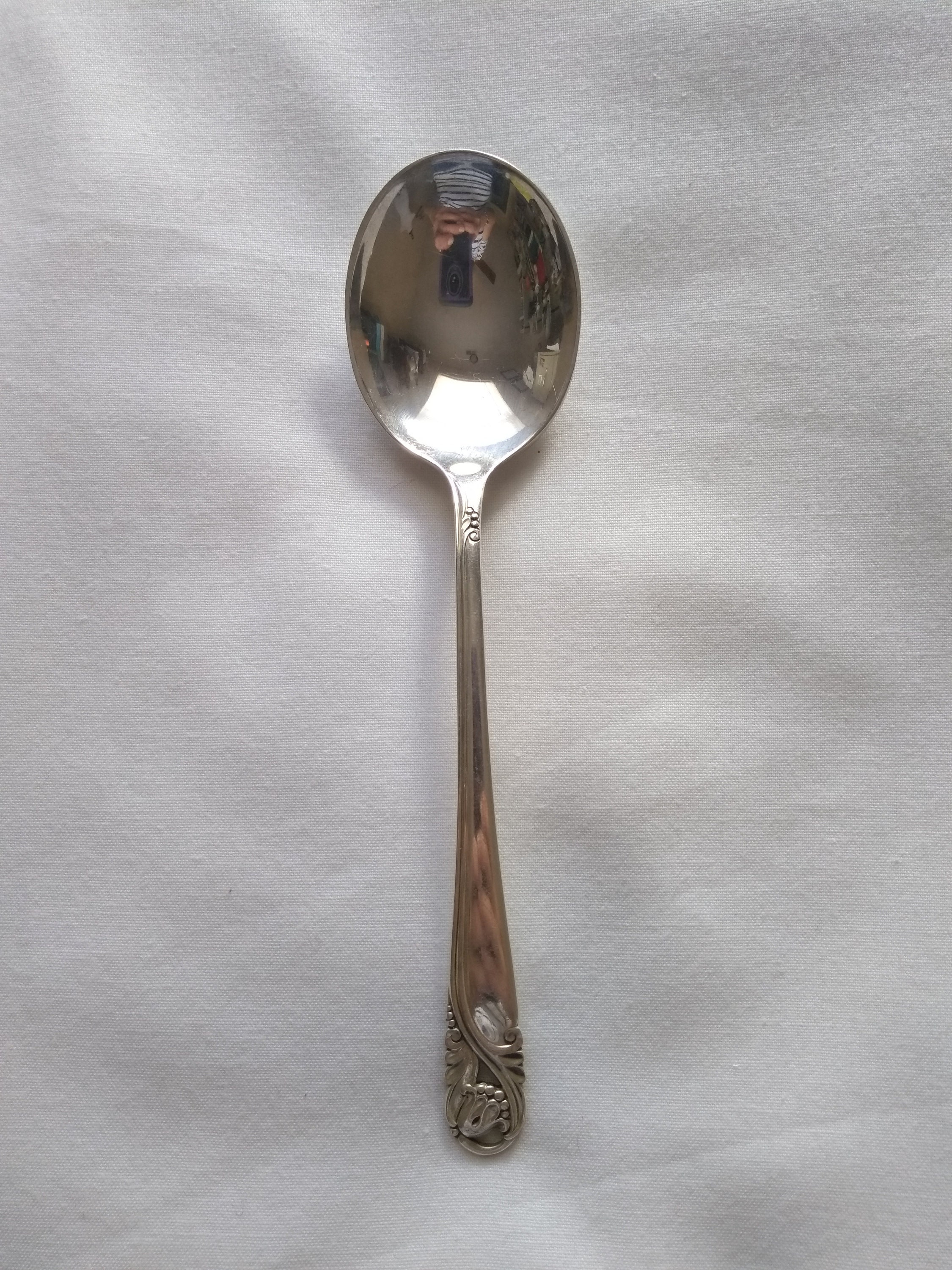 International Sterling Silver Spring Glory Round Bowl Soup Spoon, 6.5 ...
