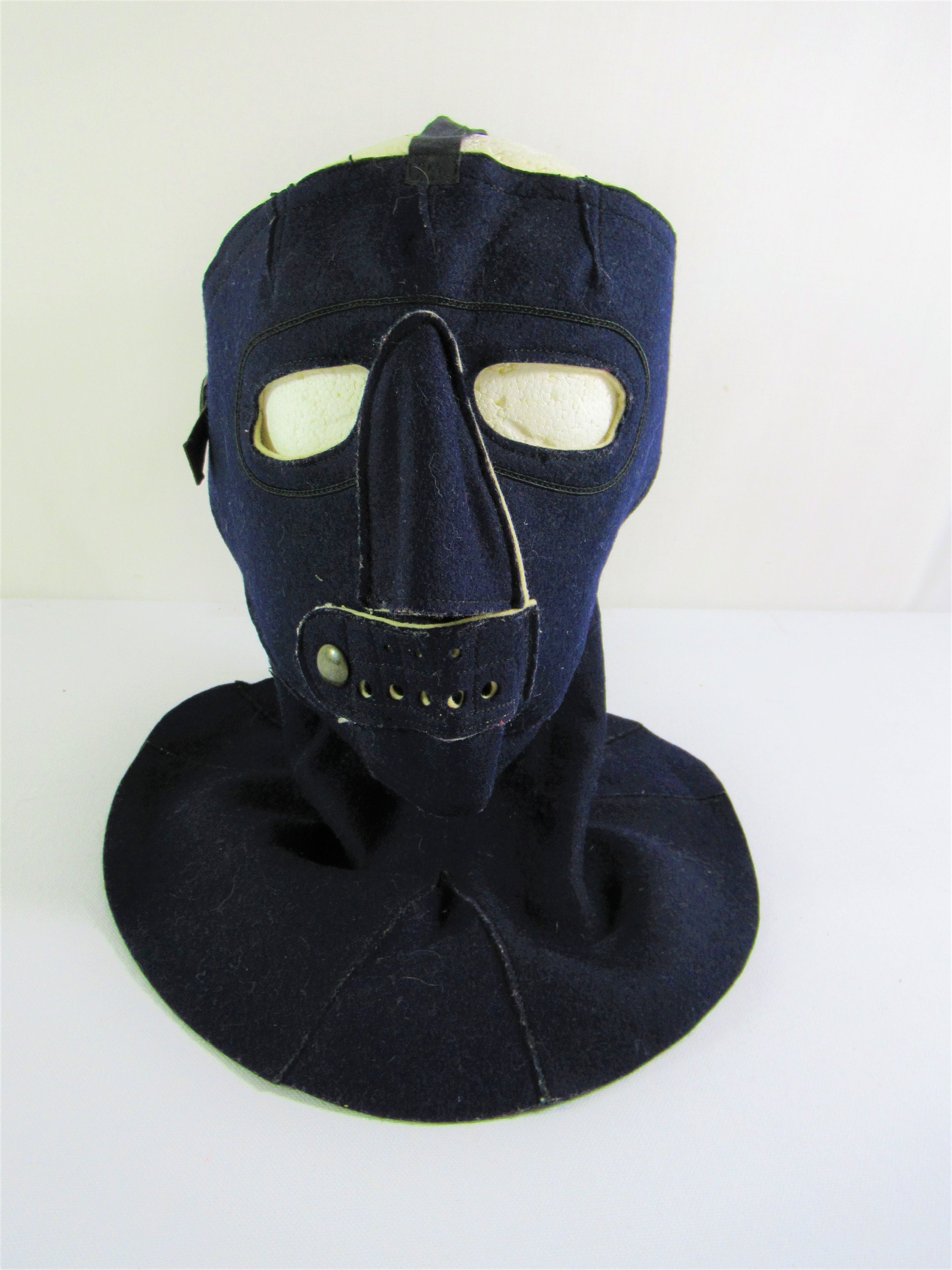 Vintage 1940s British Ski Mask, Navy Blue, Wool - Etsy