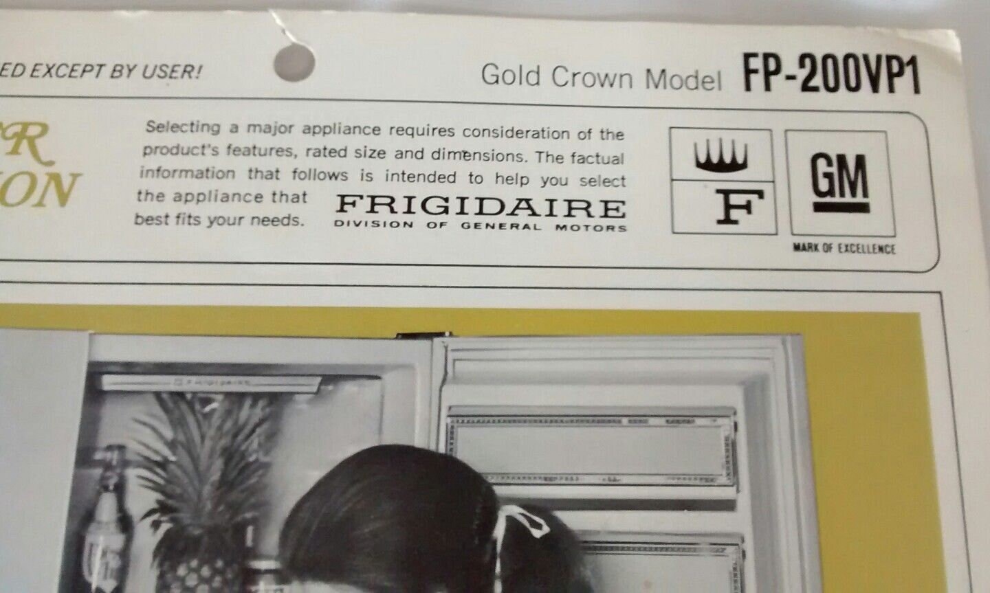 Memorabilia Art & Collectibles Paper Advertising Vintage Frigidaire ...