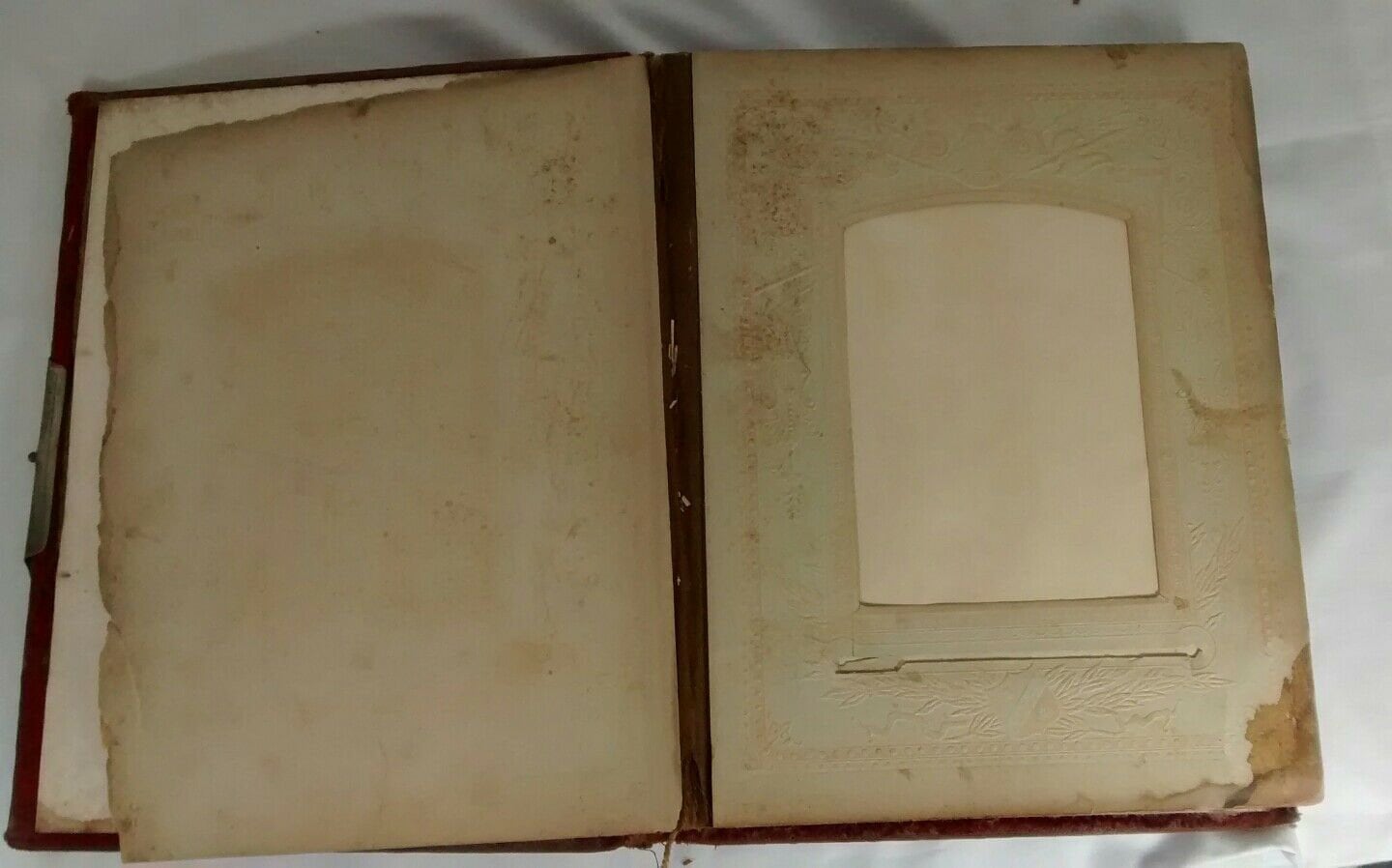 Antique Victorian Cabinet Card Photo Album, 1800s ,red, Victorian, 19th ...