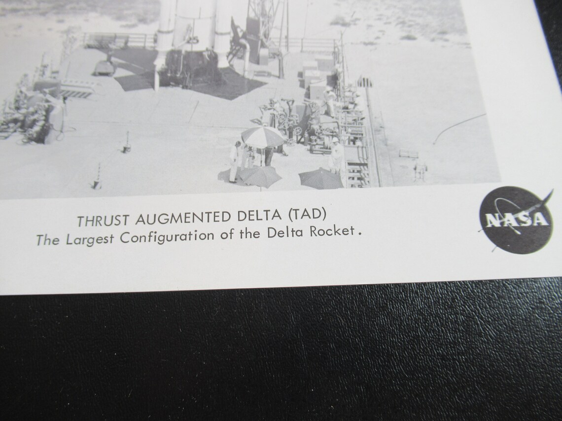 NASA Thrust Augmented Delta TAD Rocket Space Print 1960s - Etsy