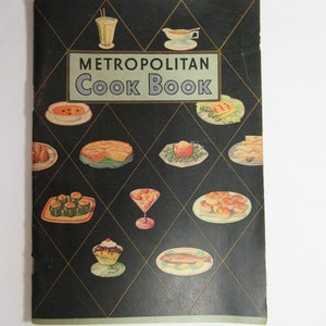 Metropolitan Cook Book Recipe Booklet, Vintage Antique Life Insurance ...