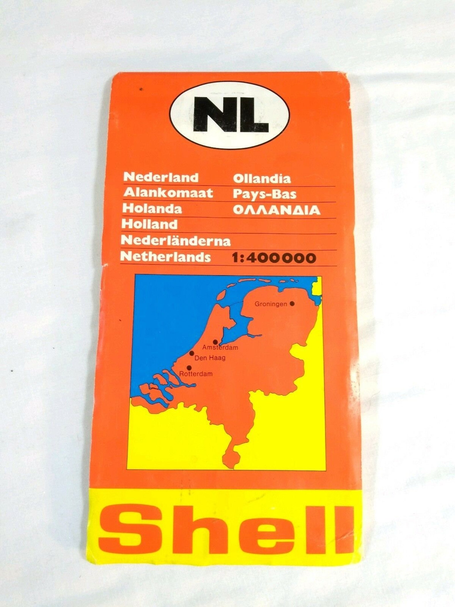 1980s Shell Oil Gas Station Map, Netherlands, Holland, Vintage - Etsy