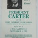Jimmy Carter Original Campaign Flyers Lot, Posters, Fort Worth ...