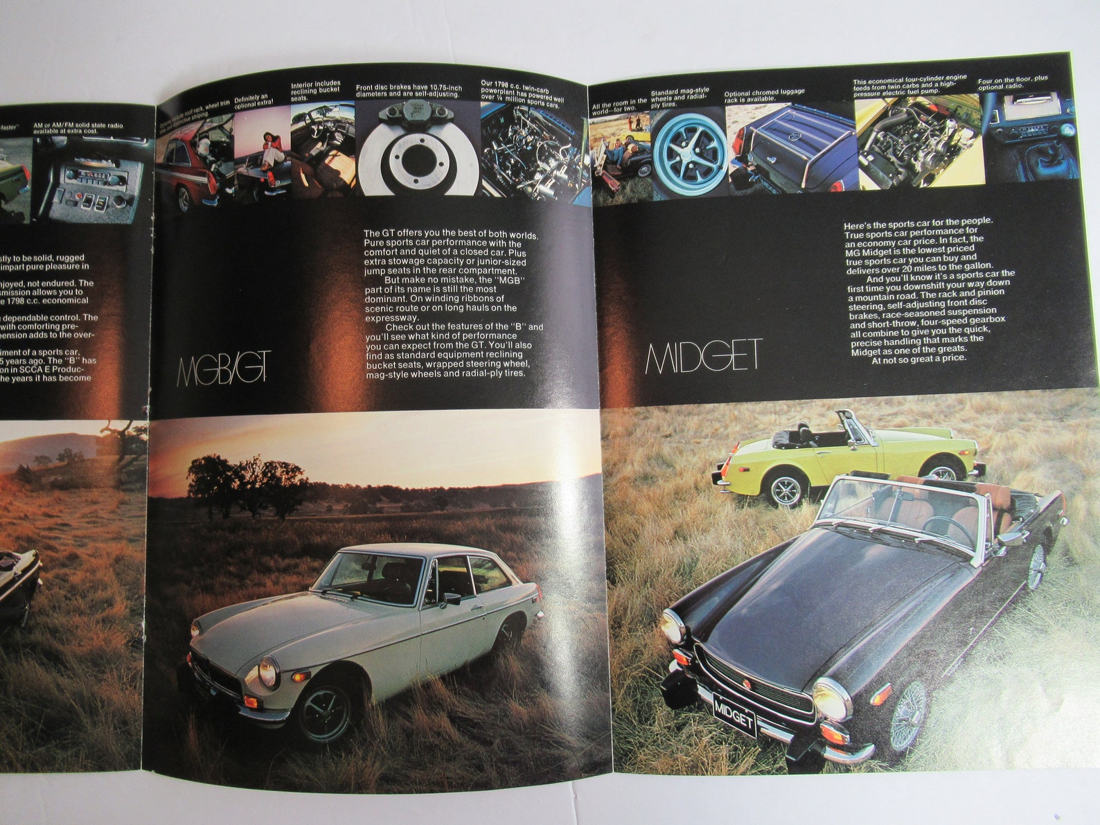 1974 MG GT MGB Midget Brochure Car Dealer Advertising - Etsy