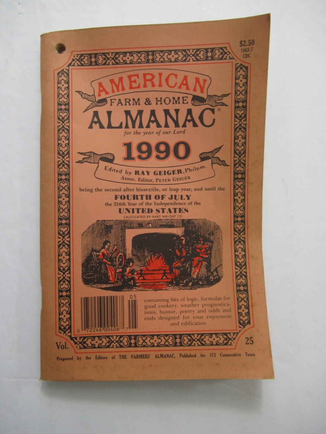 1990 American Farm & Home Almanac, Vintage, Original - Etsy