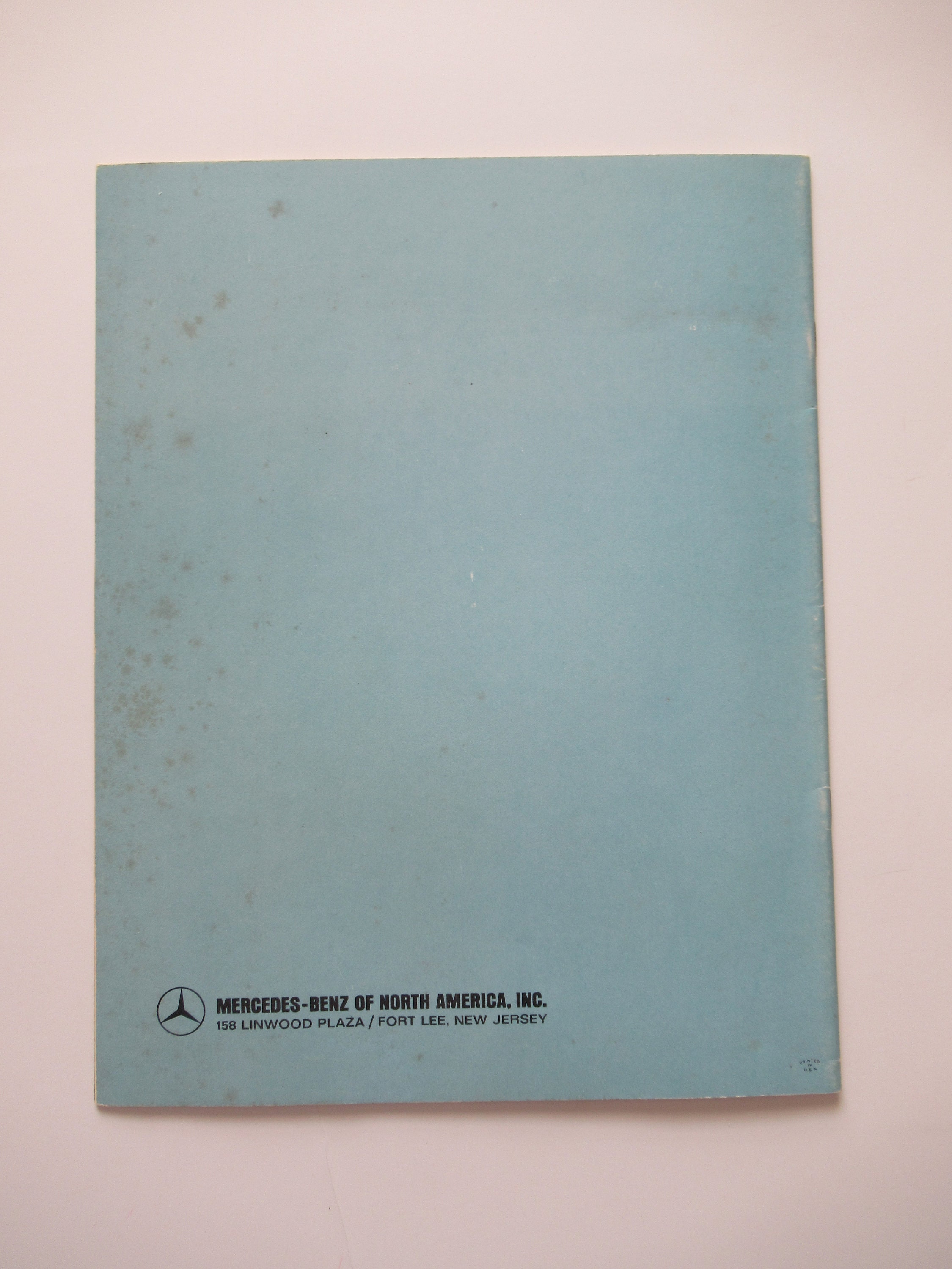 1965 Mercedes Benz Car Brochure Catalog, Dealer Advertisement, Auto ...