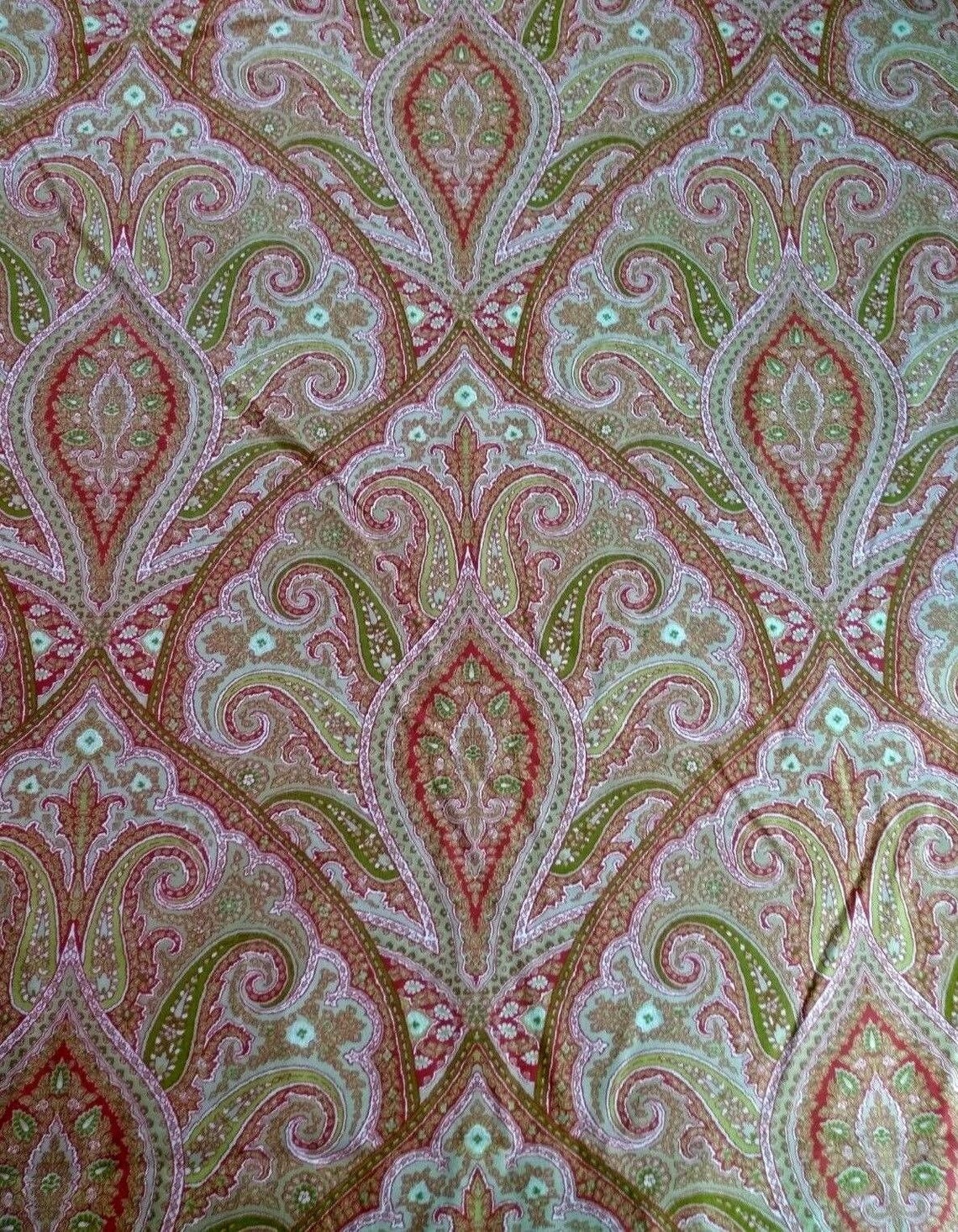 P. Kaufmann Scroll Paisley Drapery Decorator Cotton Fabric 9 - Etsy