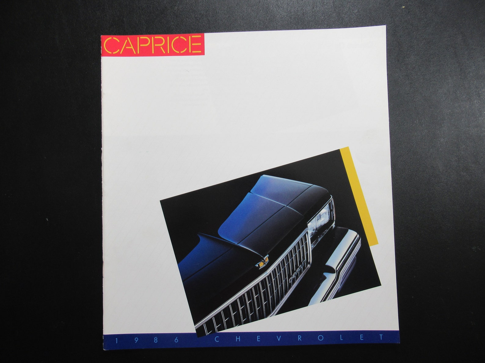 1986 Chevrolet Caprice Brochure, Vintage Chevy Advertising - Etsy
