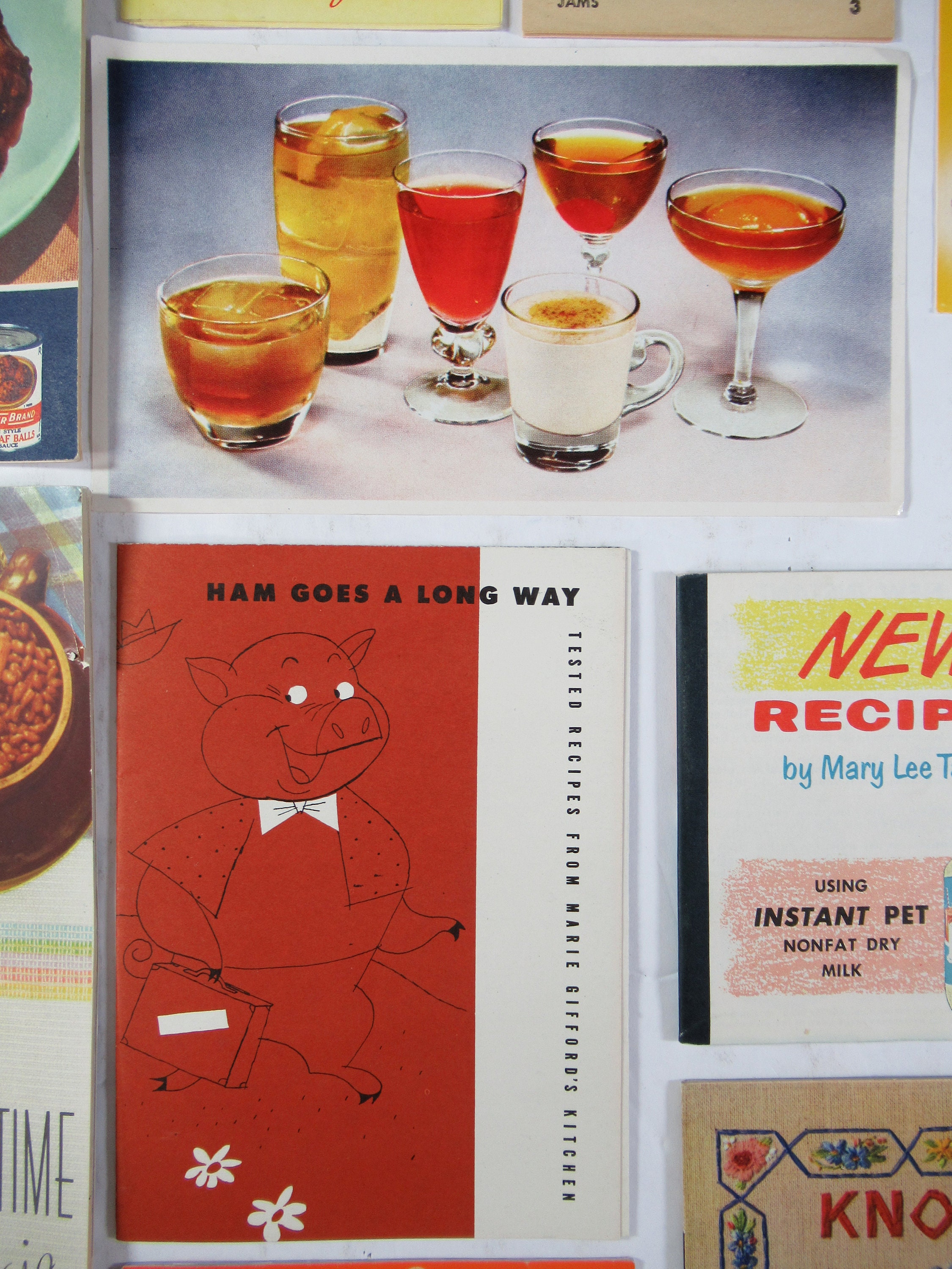 Vintage Advertising Recipe Booklet Brochure Lot, Armour Meat, Velveeta ...