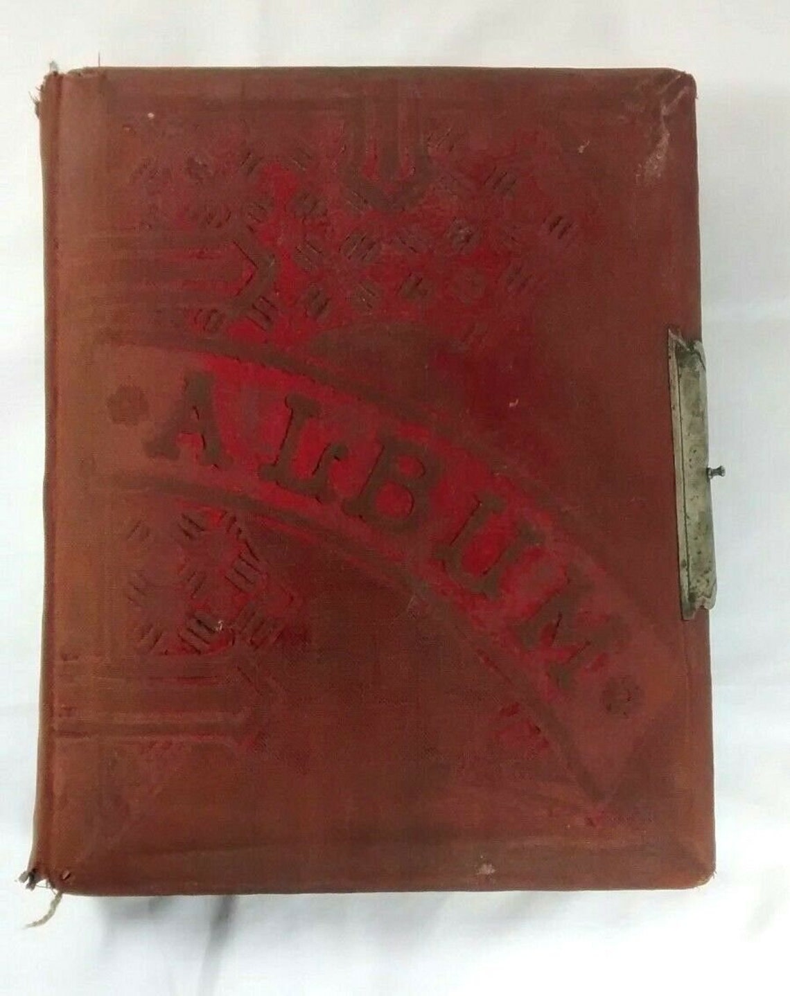 Antique Victorian Cabinet Card Photo Album, 1800s ,red, Victorian, 19th ...
