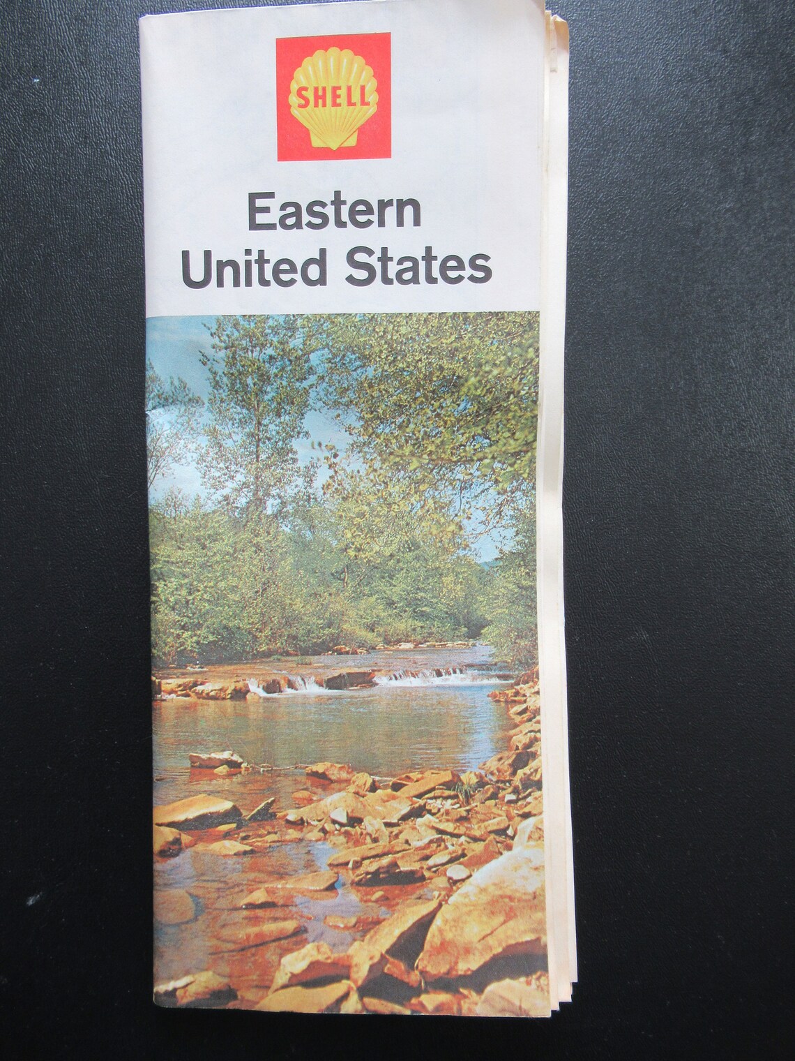 1967 Shell Oil Gas Service Station Map, Eastern United States, Vintage ...