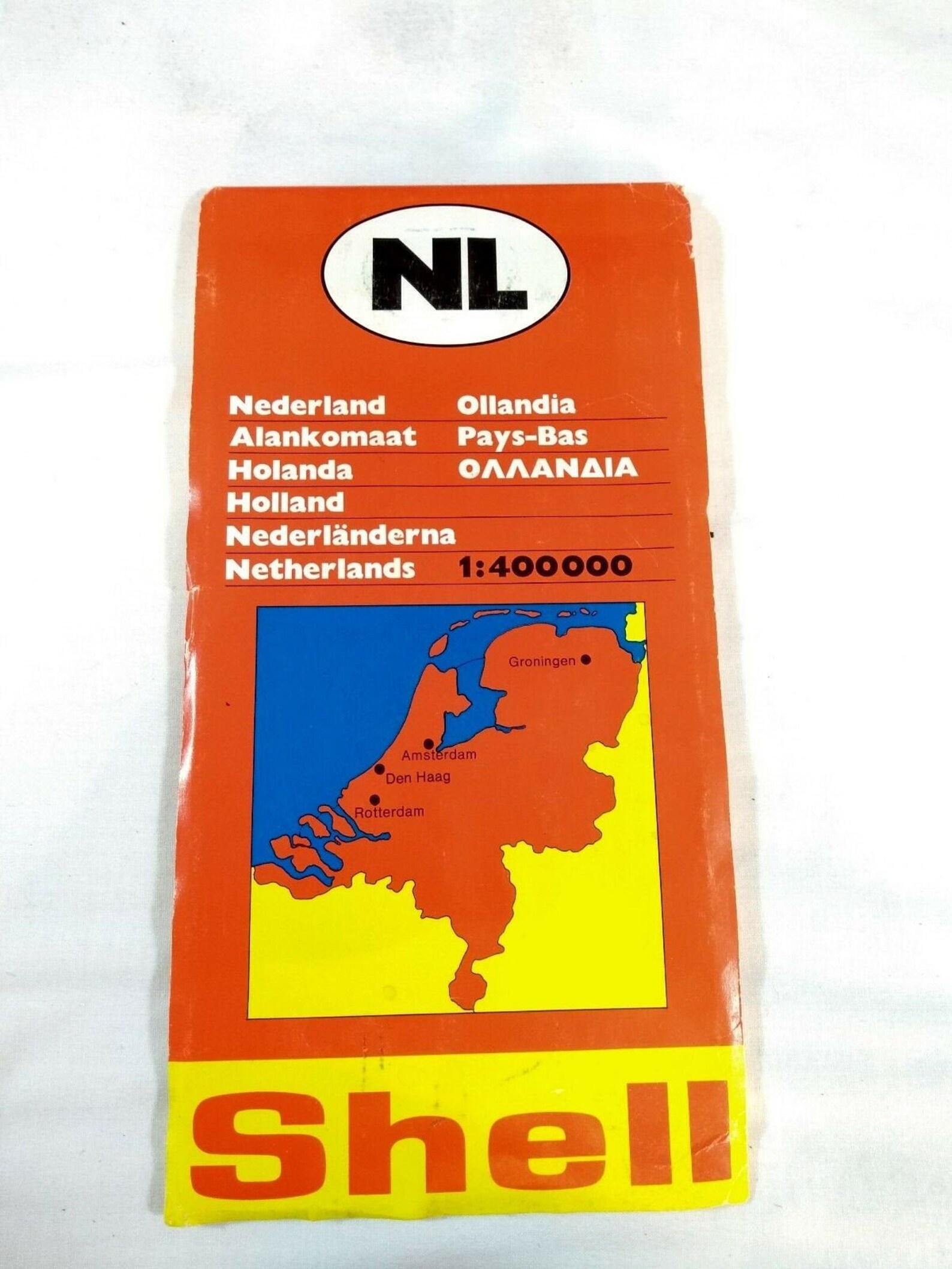 1980s Shell Oil Gas Station Map, Netherlands, Holland, Vintage - Etsy