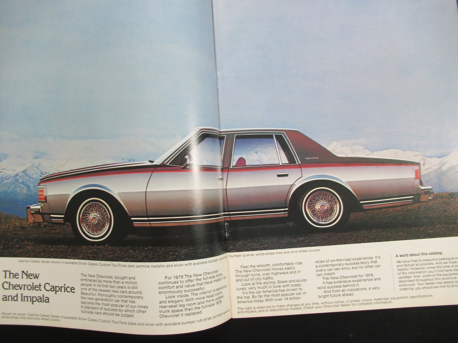 1979 Chevrolet Caprice Classic and Impala Brochure, Vintage Chevy ...