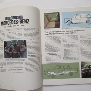 1965 Mercedes Benz Car Brochure Catalog, Dealer Advertisement, Auto ...