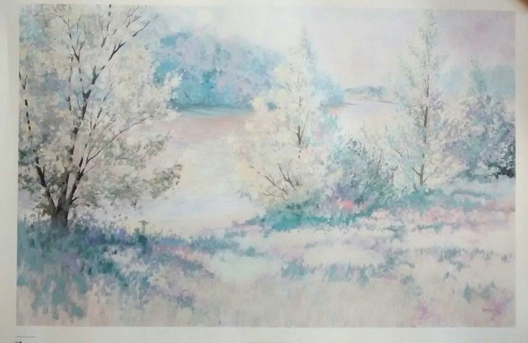 Elizabeth Horning Contemporary American Art Poster Print, Spring Vistas ...