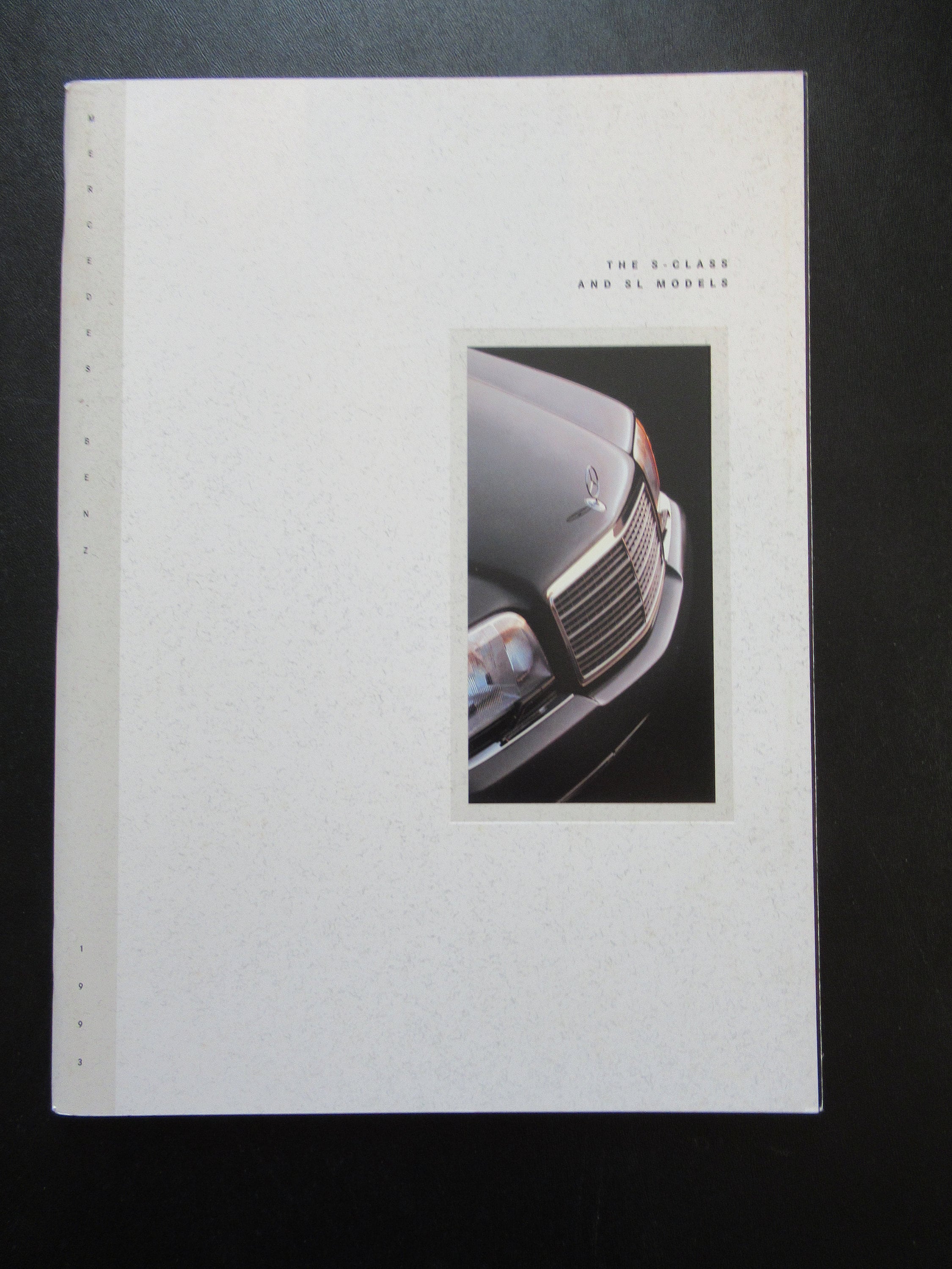 1993 Mercedes Benz S-class SL 75-page Brochure, Vintage Car Dealer ...