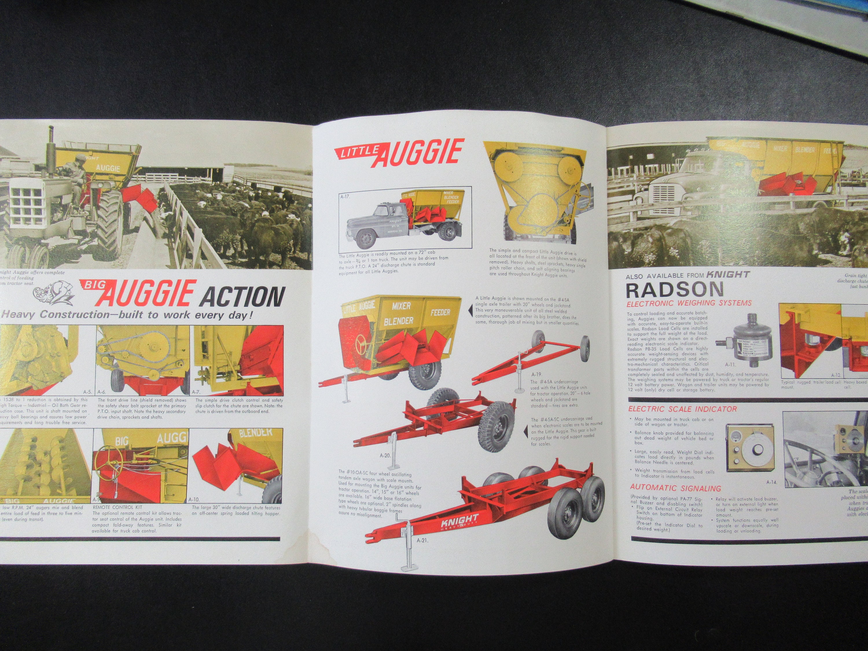 1960s Vintage Knight Auggie Mixer Feeder Farm Equipment Advertising ...