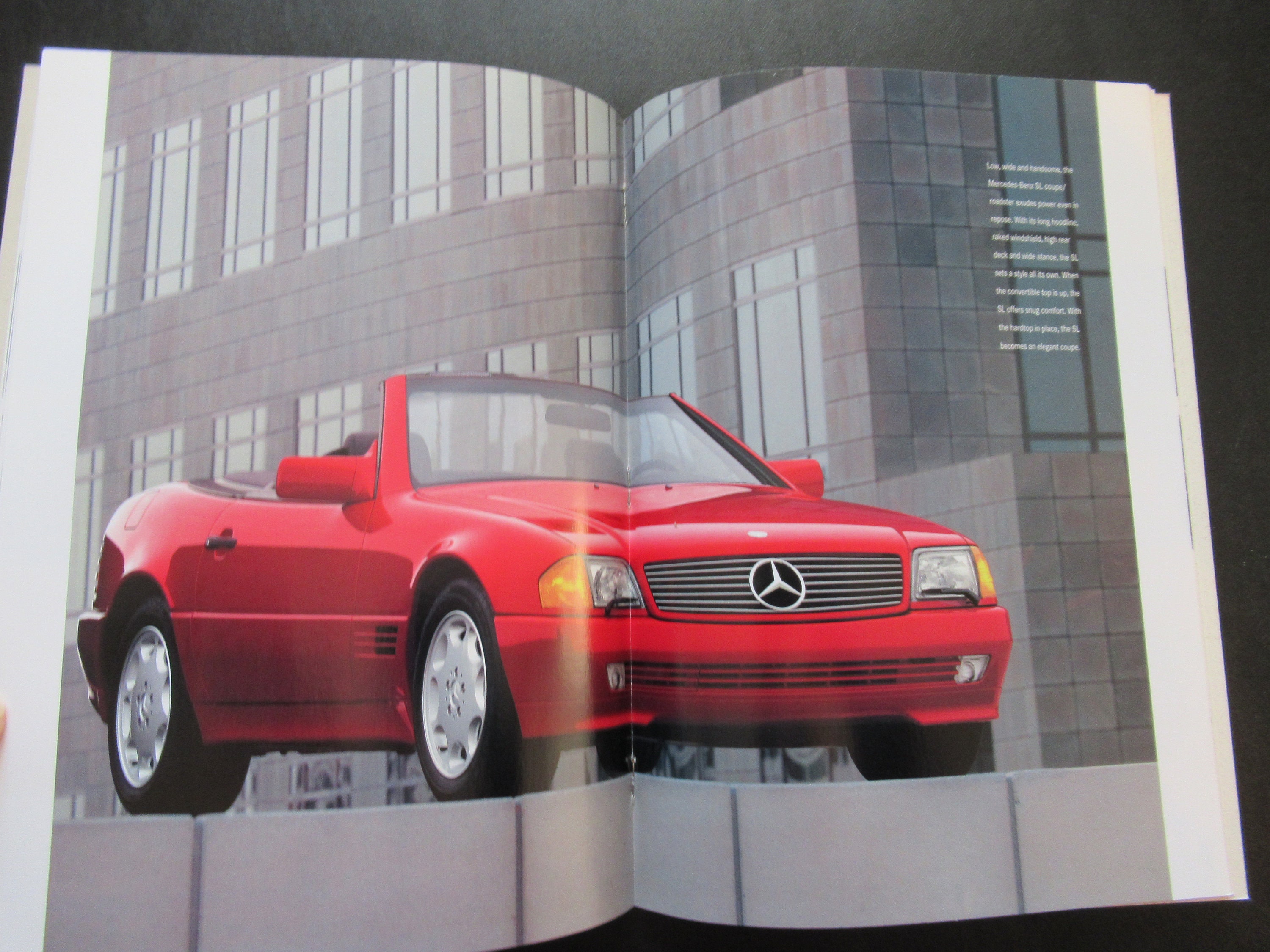 1993 Mercedes Benz S-class SL 75-page Brochure, Vintage Car Dealer ...