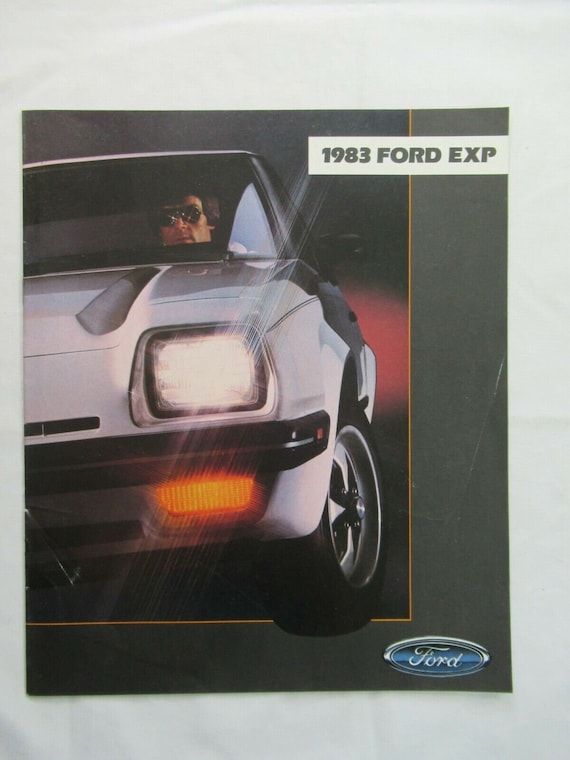 1983 Ford EXP Car Brochure Sales Advertising Dealer | Etsy