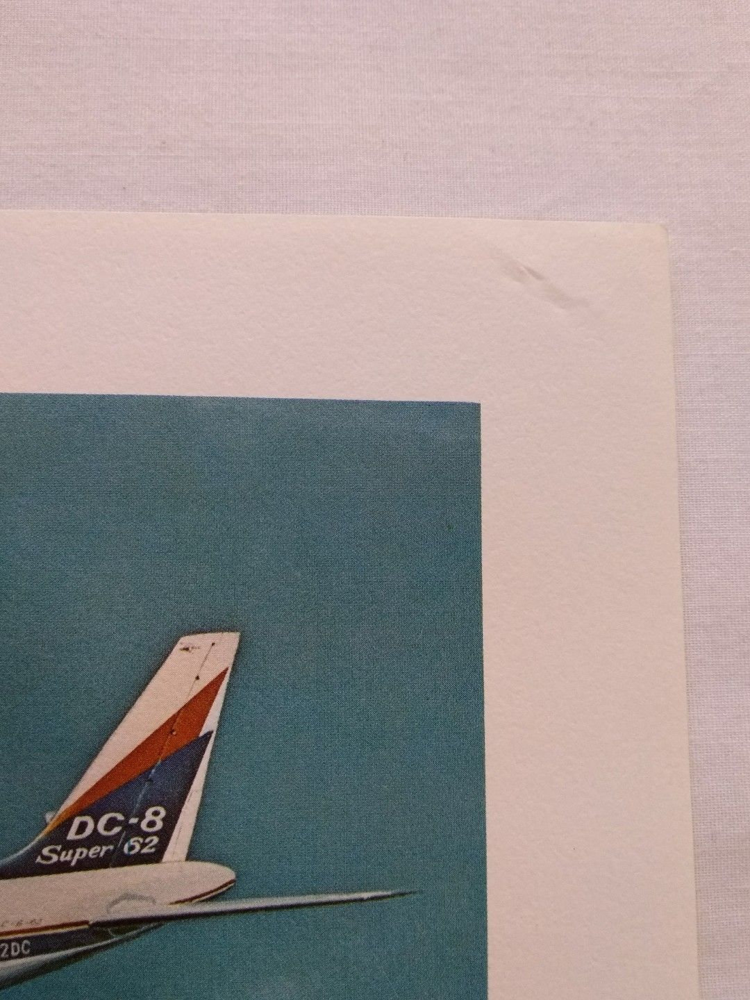 Douglas DC-8 Super 62 Jet Airplane Art Print, R G Smith, Specs, Vintage ...