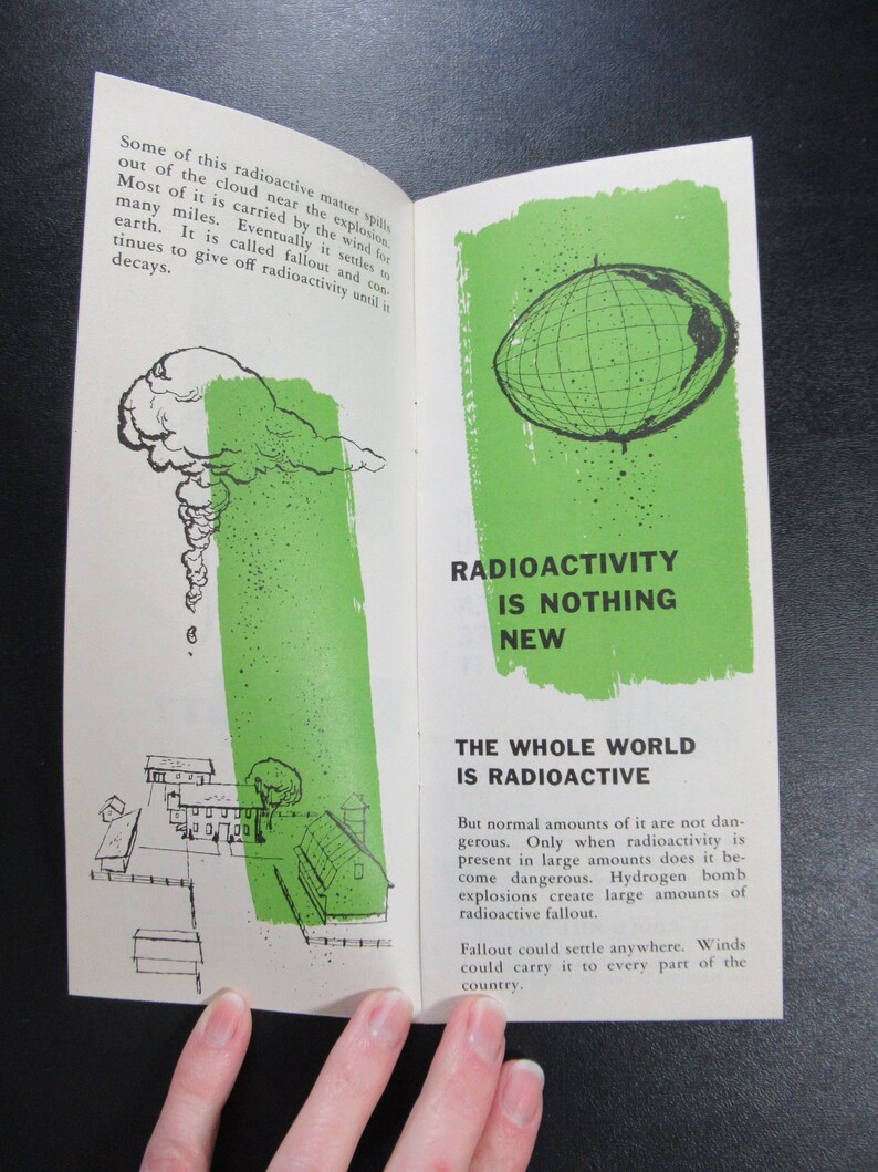 Vintage Nuclear War Fallout Brochure Civil Defense 1950s - Etsy