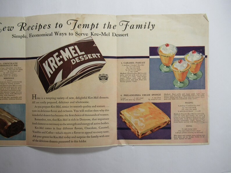 Vintage 1930s Clipped Recipes Advertising Recipe Booklet Lot - Etsy