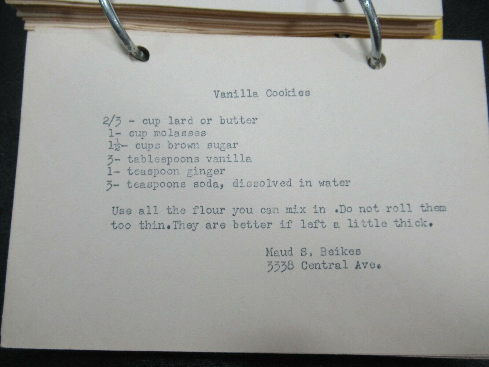 Vintage 1950s Typed Recipe Collection 75 Recipes Order of - Etsy