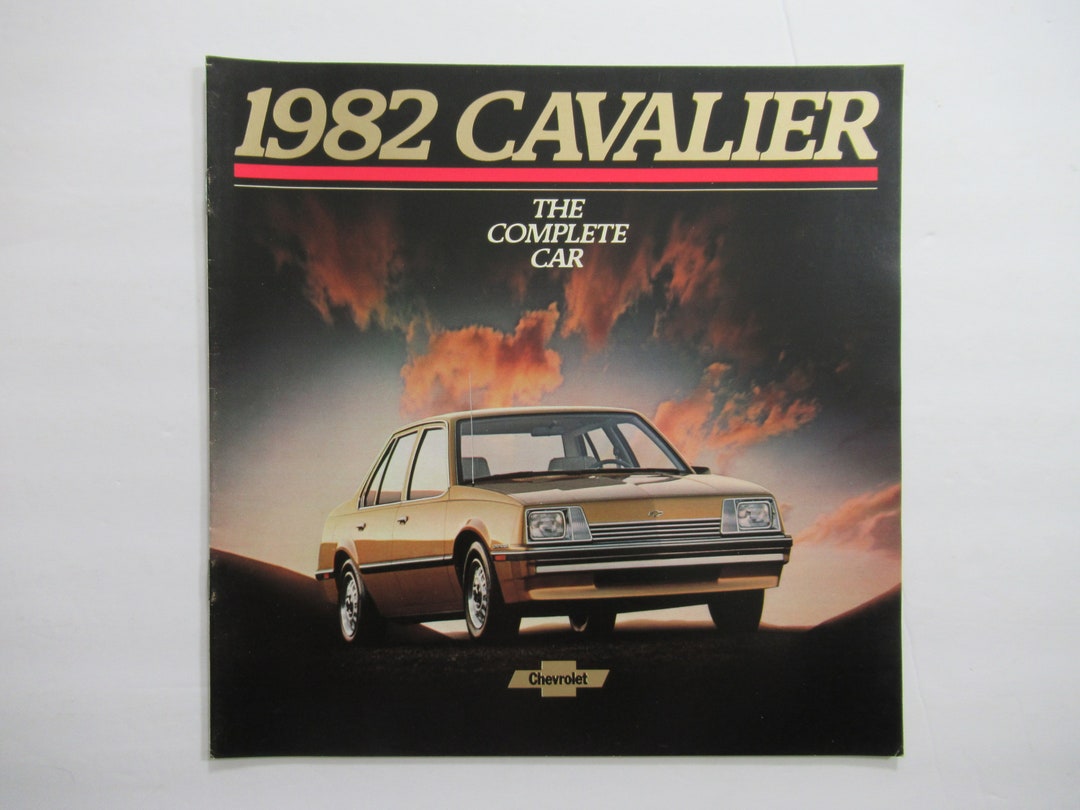 1982 Chevrolet Cavalier Brochure, Vintage Chevy Advertising - Etsy