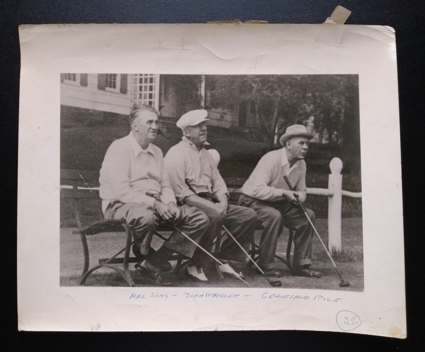 Grantland Rice Hal Sims John Wheeler Golf Photo, 8x10, Antique, Vintage ...