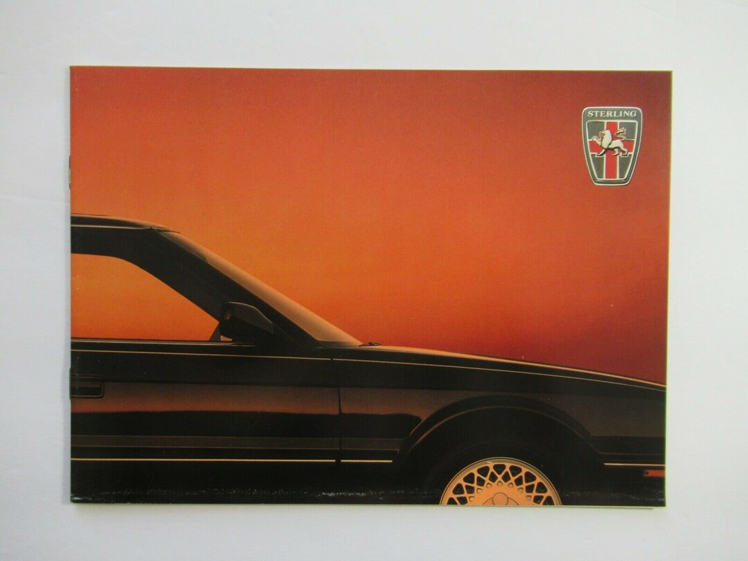 1989 Sterling Austin Rover Brochure Vintage Car Dealer Advertising 827 ...
