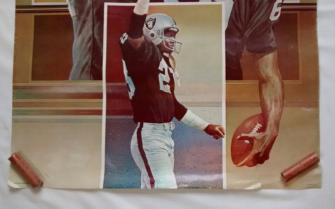 Vintage Original 1978 Oakland Raiders NFL Football Poster - Etsy