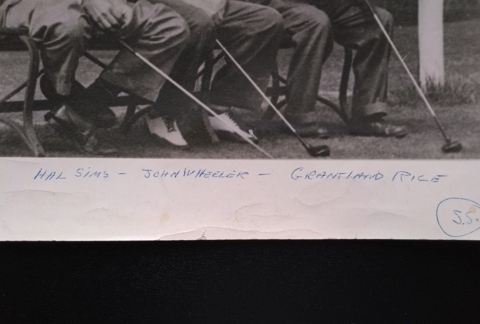 Grantland Rice Hal Sims John Wheeler Golf Photo, 8x10, Antique, Vintage ...