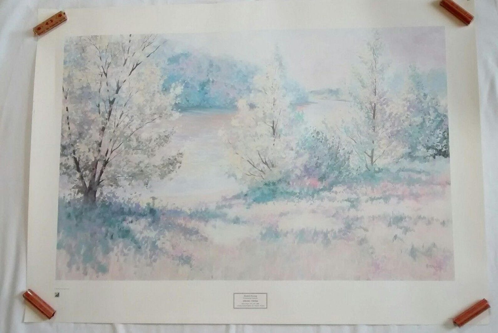 Elizabeth Horning Contemporary American Art Poster Print, Spring Vistas ...
