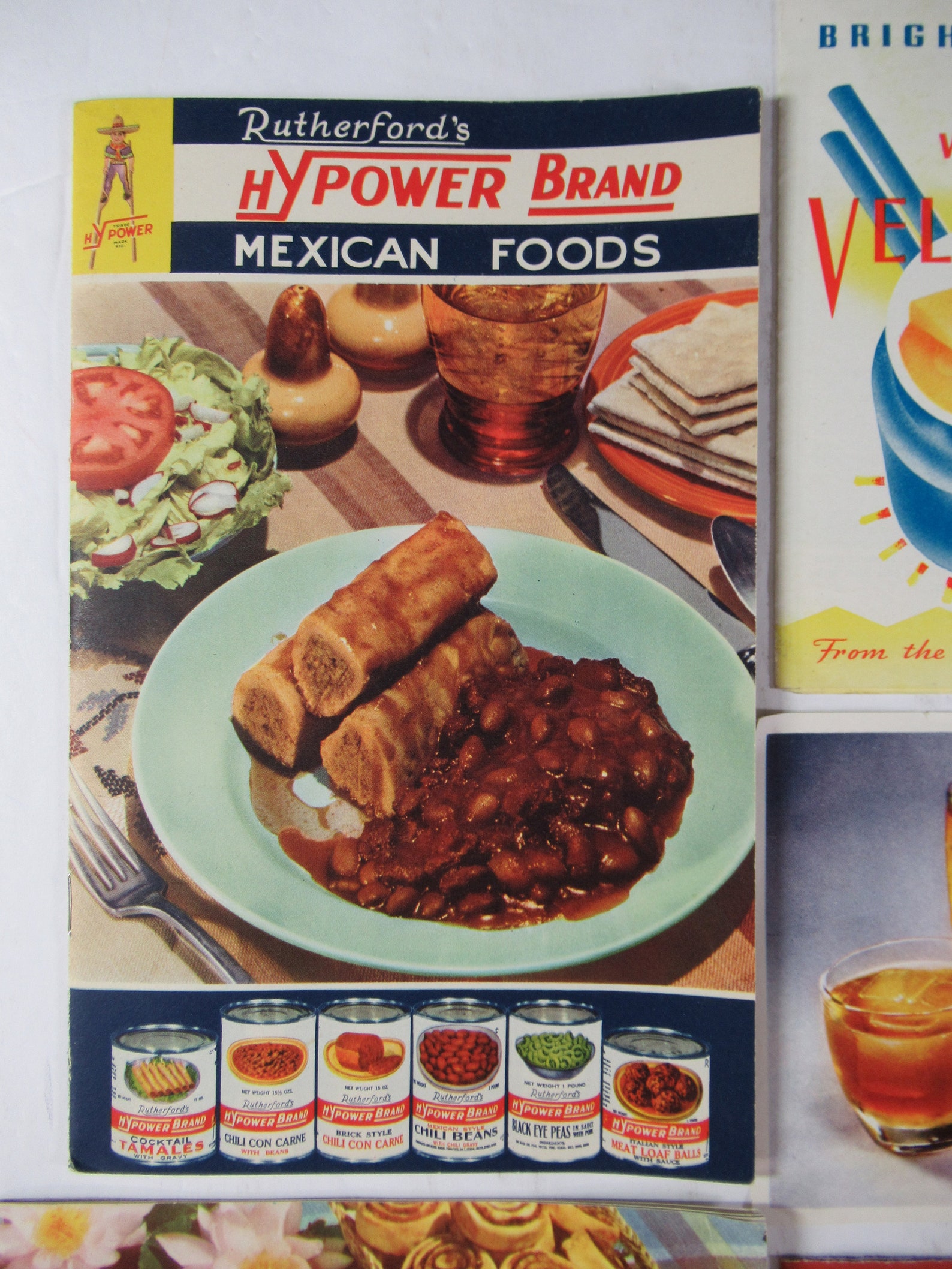 Vintage Advertising Recipe Booklet Brochure Lot, Armour Meat, Velveeta ...