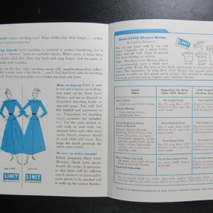 Vintage 1940s Linit Perfect Laundry Starch Advertising - Etsy