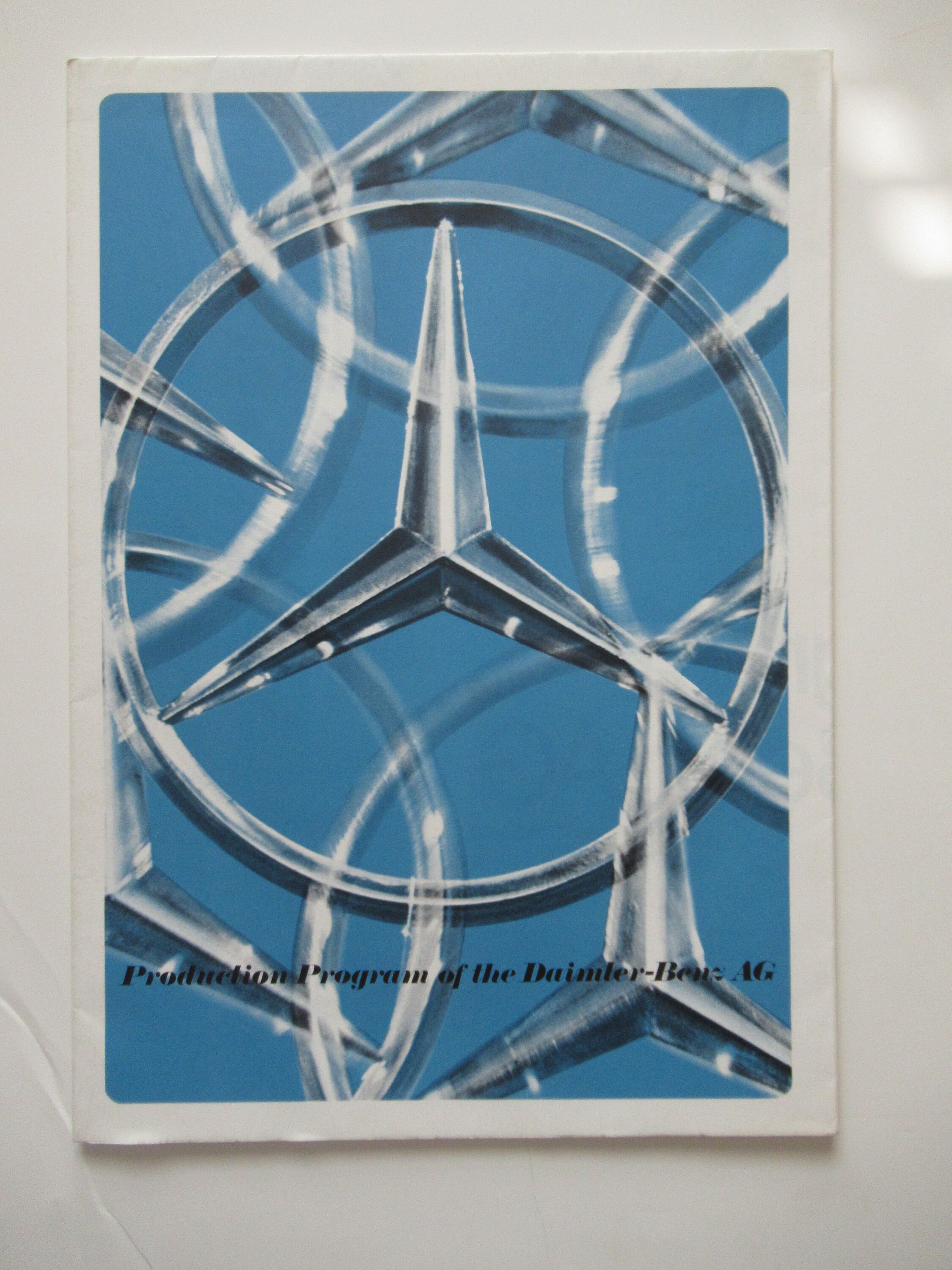 1970s Mercedes Daimler Benz Production Program Car Brochure, Dealer ...