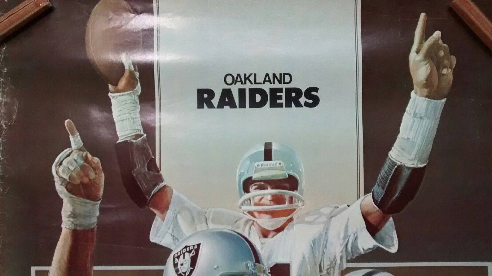 Vintage Original 1978 Oakland Raiders NFL Football Poster - Etsy