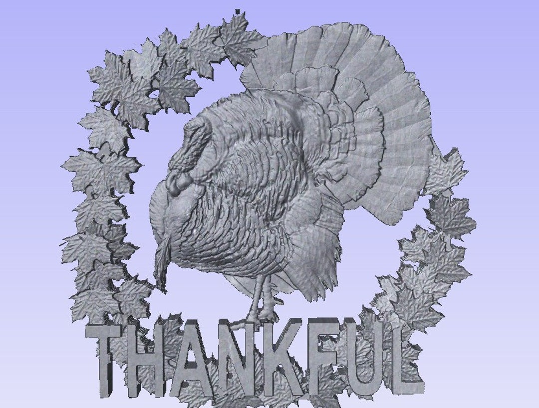 Turkey Stl File, Thanksgiving Stl, Wild Turkey Art, Wreath Stl, - Etsy