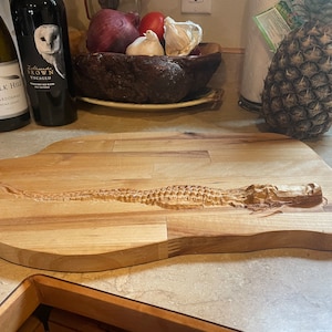 Carved Alligator Charcuterie Board, Florida Gator Gift - Etsy