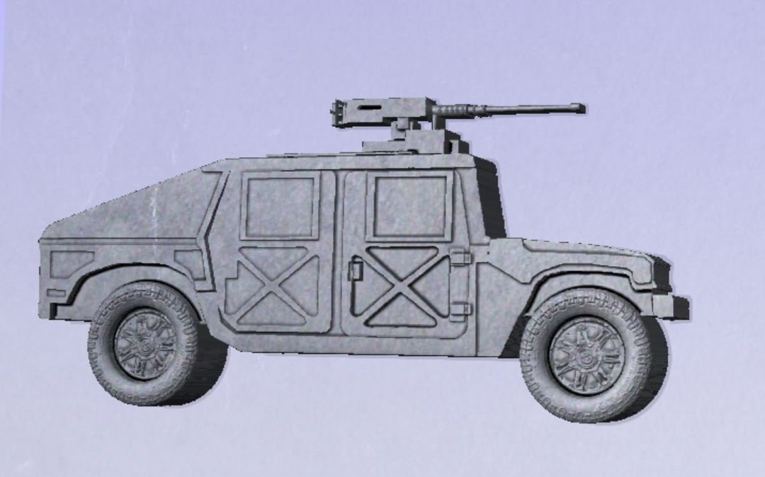 Hummer Stl, Humvee Stl, Digital Humvee, Military Vehicle Stl - Etsy