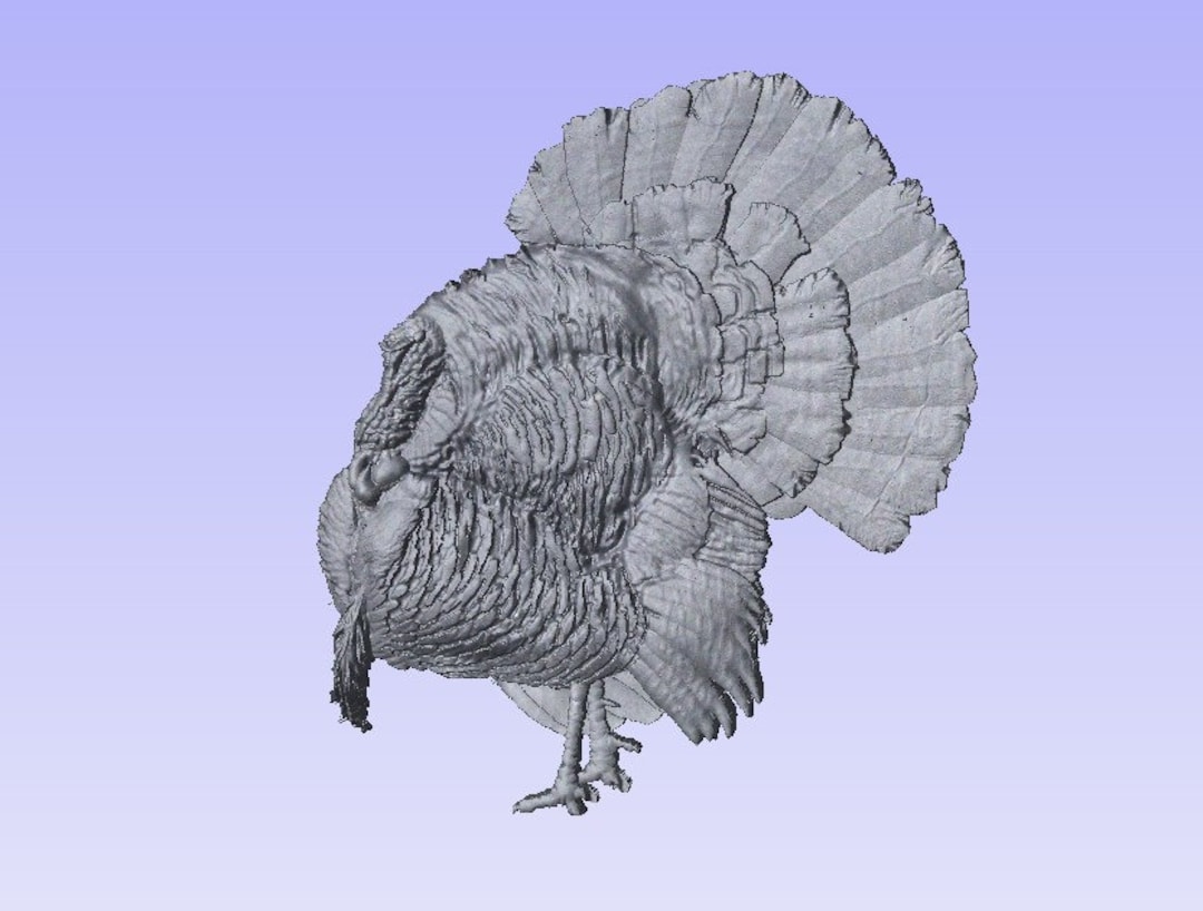 Turkey STL, Turkey Digital File, NAWTF File, Turkey Hunting Art, Turkey ...